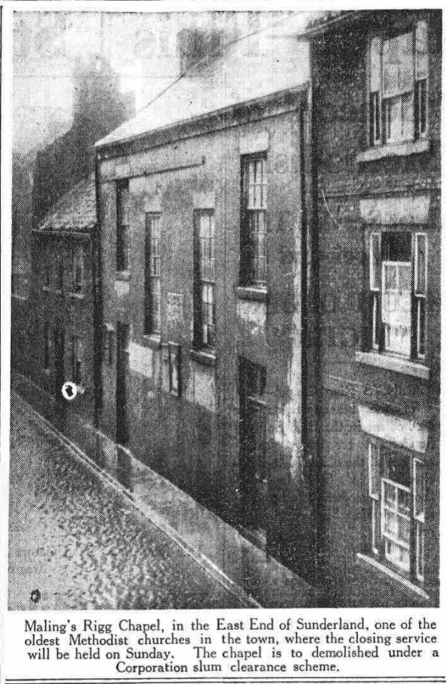 Maling's Rigg Primitive Methodist Chapel | K - R | My Primitive Methodists