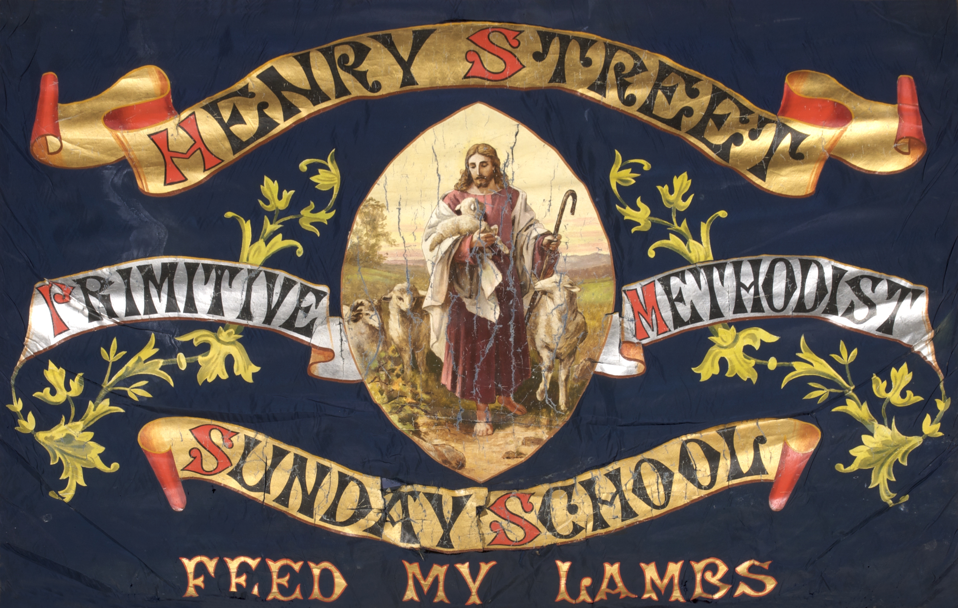 Henry Street Primitive Methodist Sunday School Banner | Banners | My ...