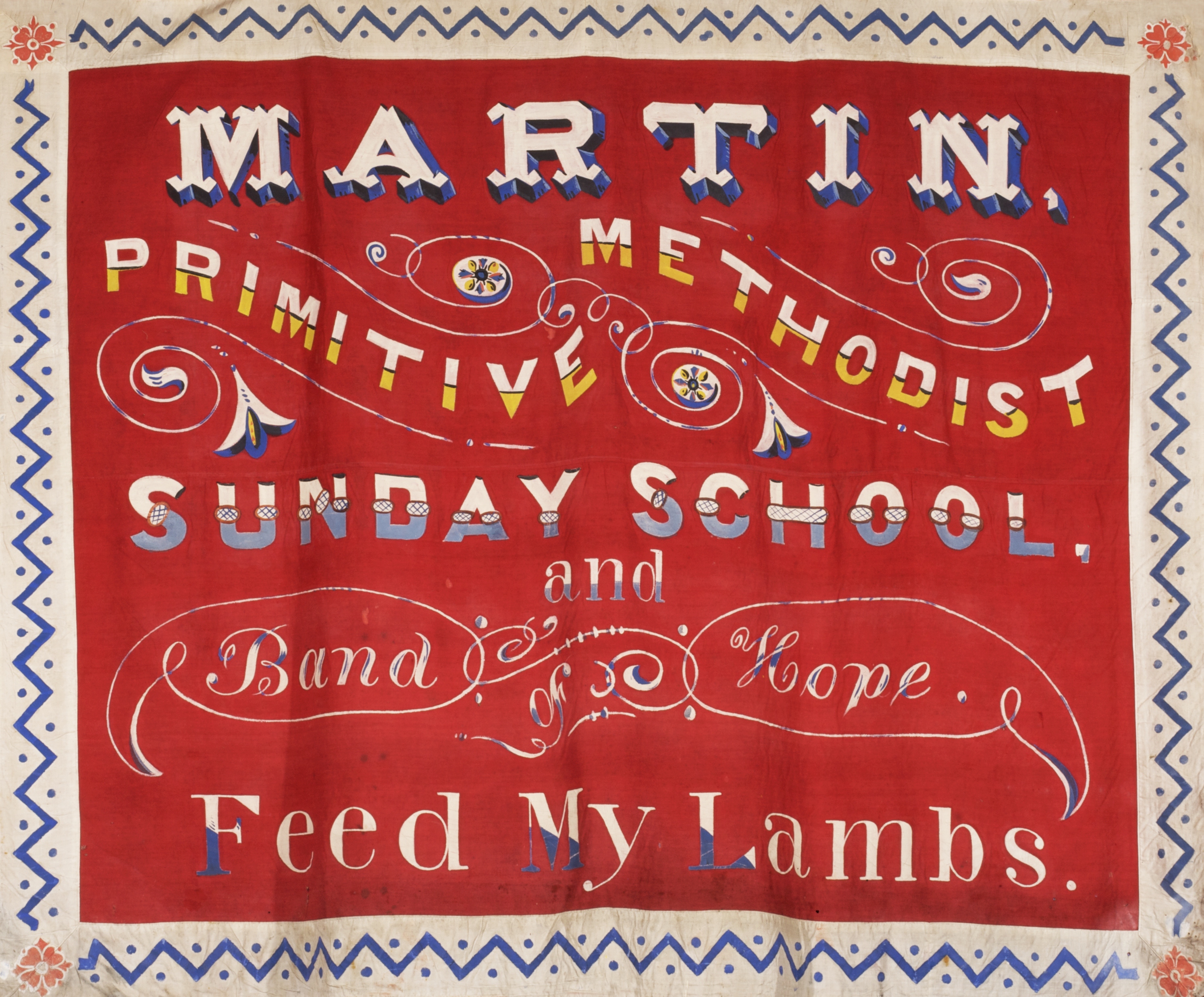 Martin Primitive Methodist Sunday School Banner | Banners | My ...