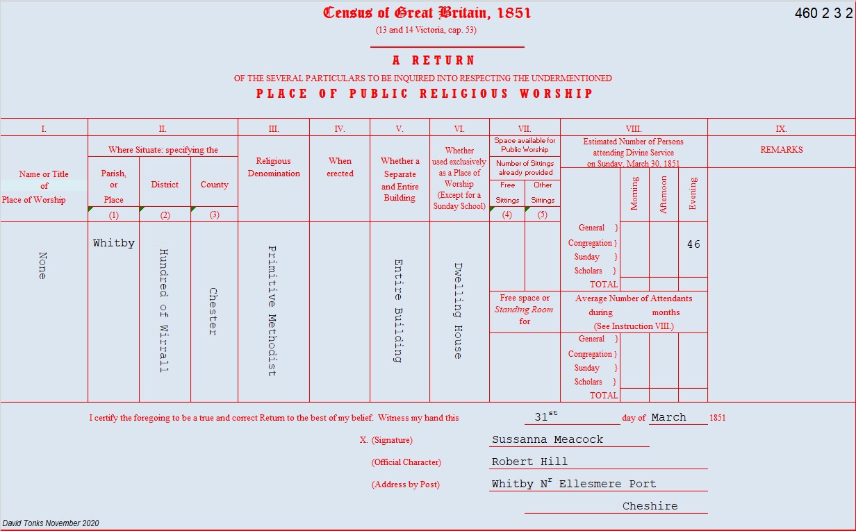 Whitby Primitive Methodist chapel | T - Z, Cheshire | My Primitive ...