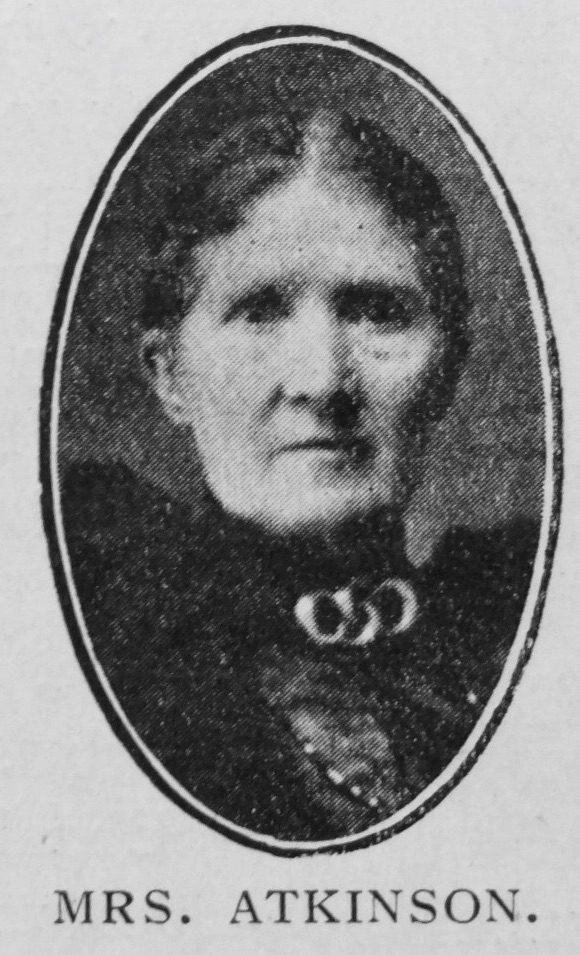 Atkinson, Mary (nee Jackson) (1846-1911) | Surnames beginning with A ...