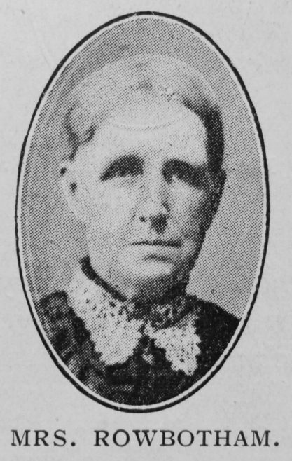 Rowbotham, Sarah Ann (nee Wharmby) (1840-1912) | Surnames beginning ...
