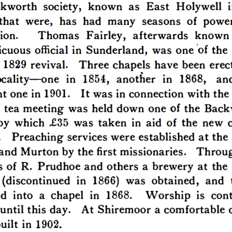 Shiremoor Primitive Methodist chapel | O - Z | My Primitive Methodists