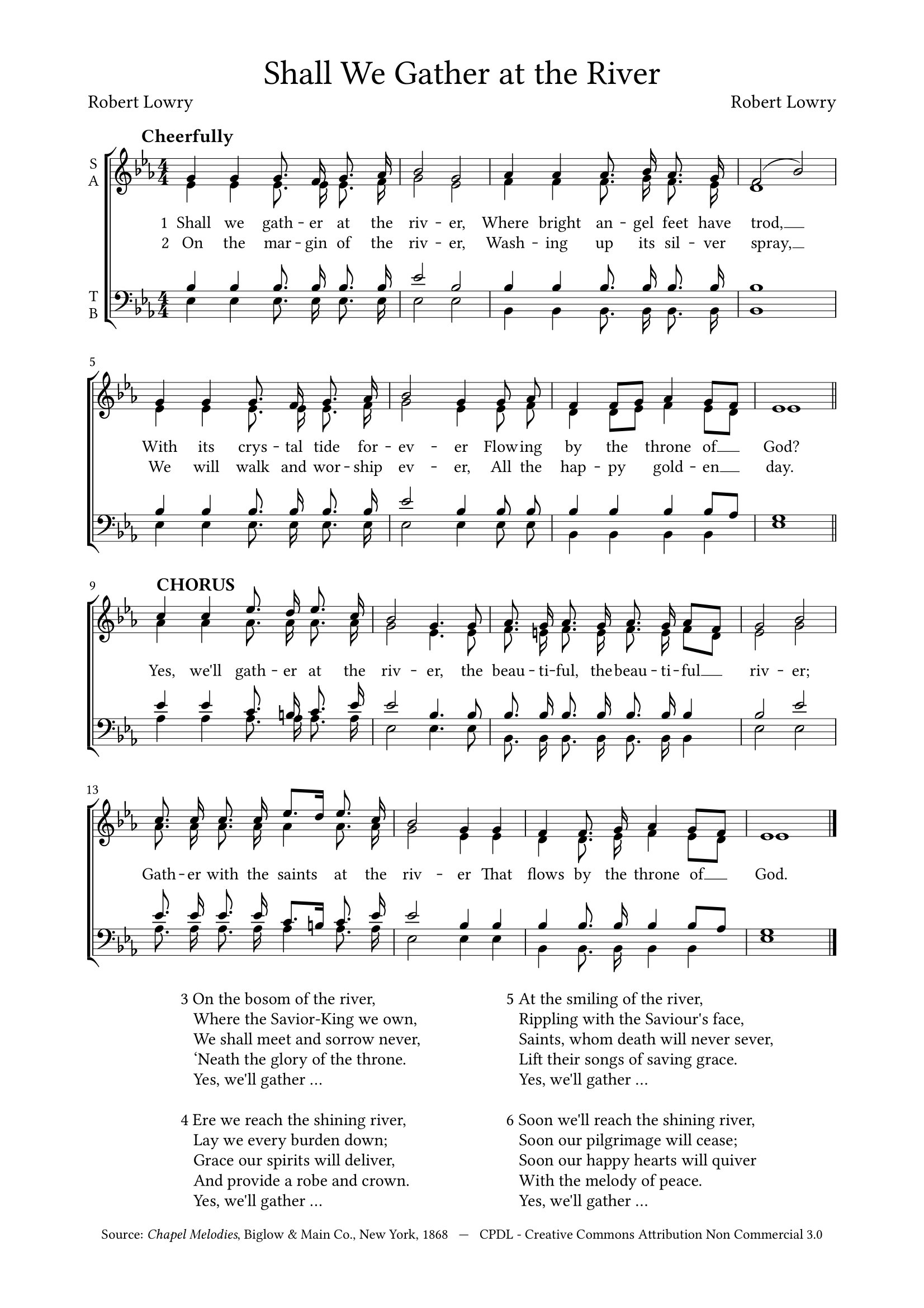 Shall we gather at the river? | Hymns | My Primitive Methodists