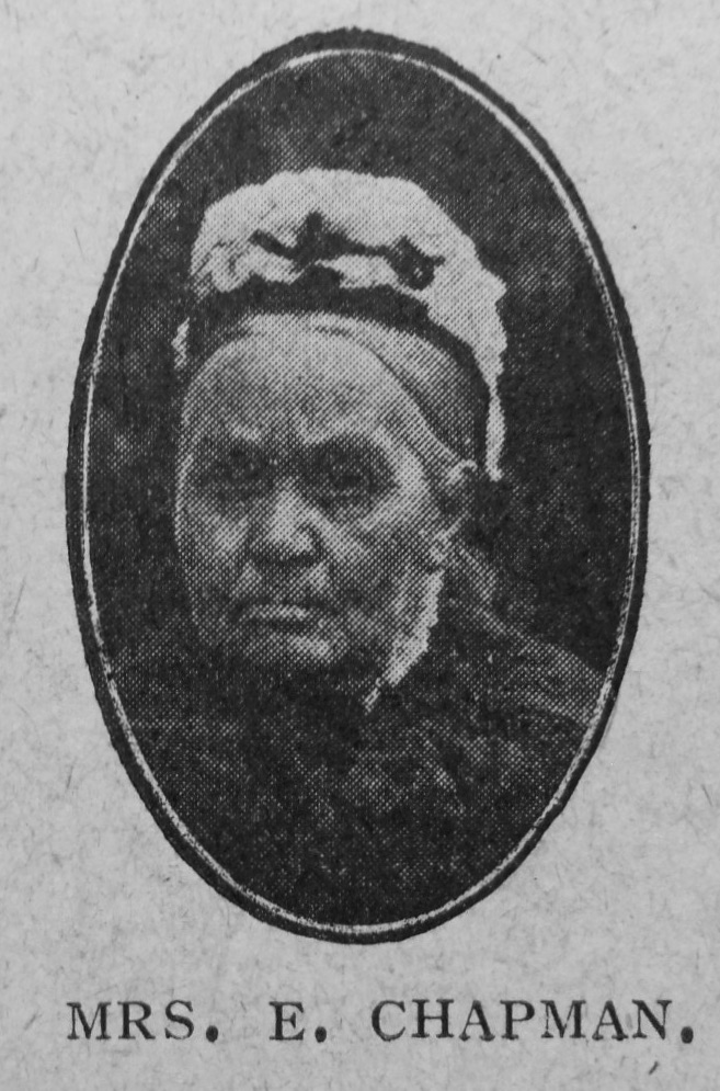 Chapman, Elizabeth (Eliza) (nee Lloyd) (1837-1917) | Surnames beginning ...