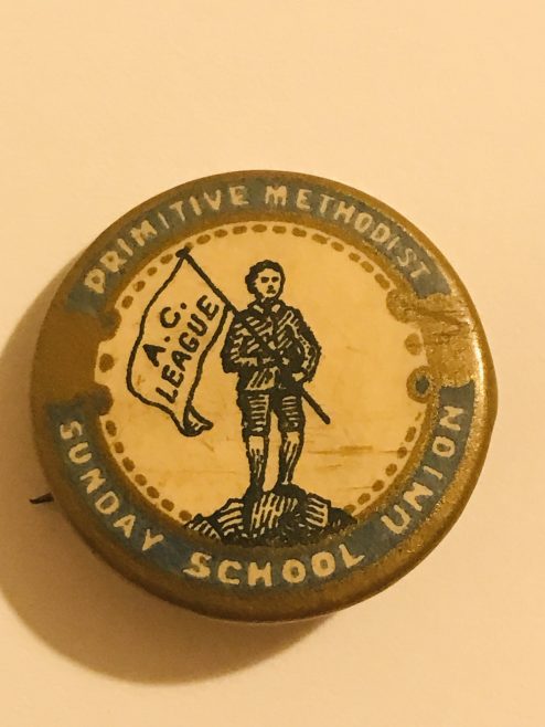 Badge: Primitive Methodist Sunday School Union | Badges, Sunday Schools ...