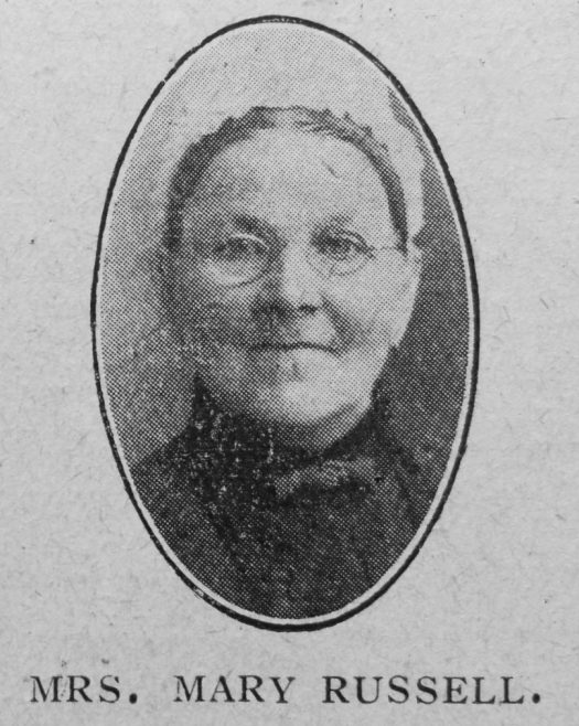 Russell, Mary (nee Griffiths) (1840-1918) | Surnames beginning with R ...