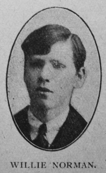 Norman, Willie Hewitt (1902-1919) | Surnames beginning with N | My ...