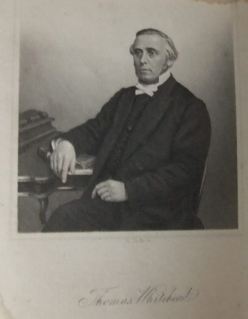 Whitehead, Thomas (1823-1912) | Surnames beginning with W | My ...