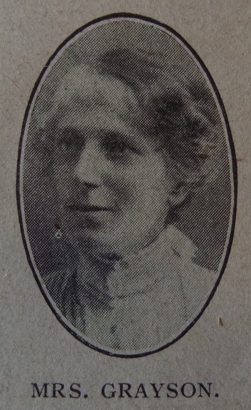 Grayson, Joseph Watson MBE (1868-1956) | Surnames beginning with G | My ...