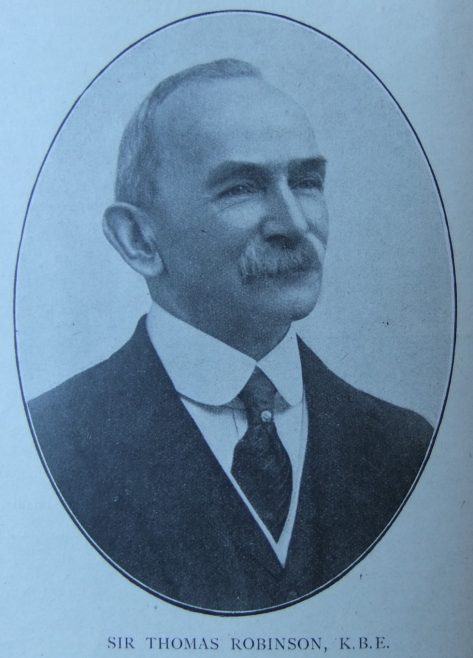 Robinson, Thomas K.B.E. (1855-1927) | Surnames beginning with R | My ...
