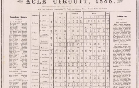 Circuits beginning with A | My Primitive Methodists