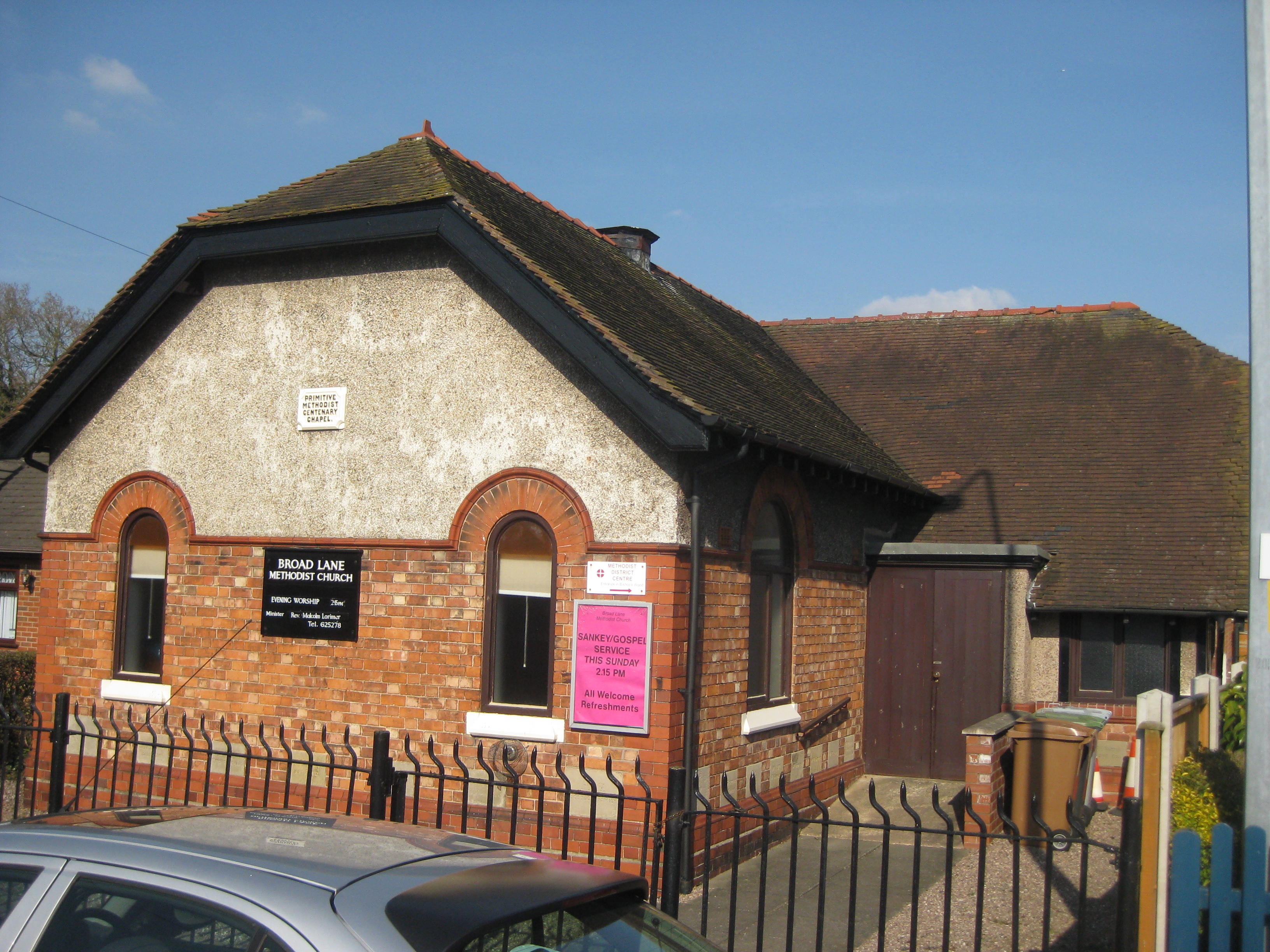 Nantwich Broad Lane Primitive Methodist Centenary Chapel, Cheshire | N ...
