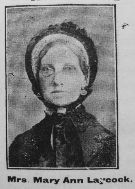 Laycock, Mary Ann (nee Tolson) (1827-1903) | Surnames beginning with L ...