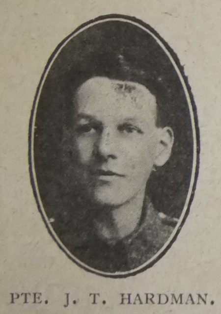 Hardman, John Tetlow (1897-1917) | World War 1 Obituaries | My ...