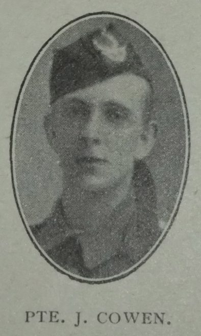 Cowen, Joseph (1893-1916) | World War 1 Obituaries | My Primitive ...