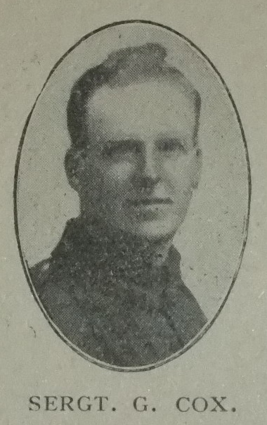 Cox, George (1889-1918) | World War 1 Obituaries | My Primitive Methodists
