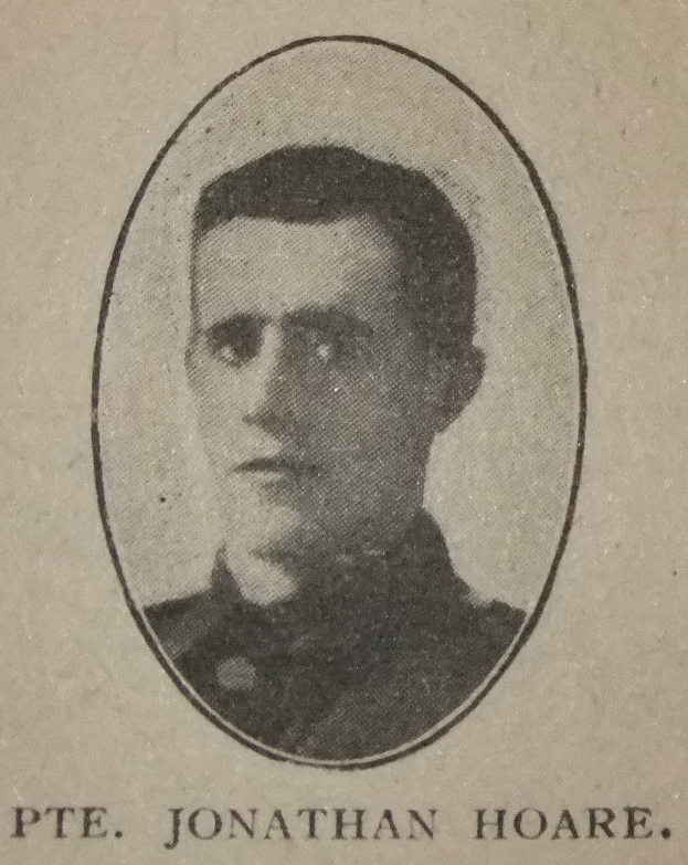 Hoare, Jonathan (1893-1918) | World War 1 Obituaries | My Primitive ...
