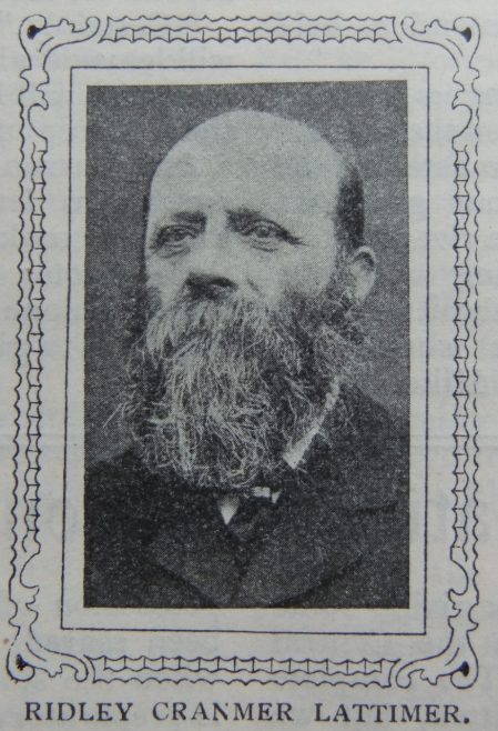 Lattimer, Ridley Cranmer (1847-1935) | Surnames beginning with L | My ...