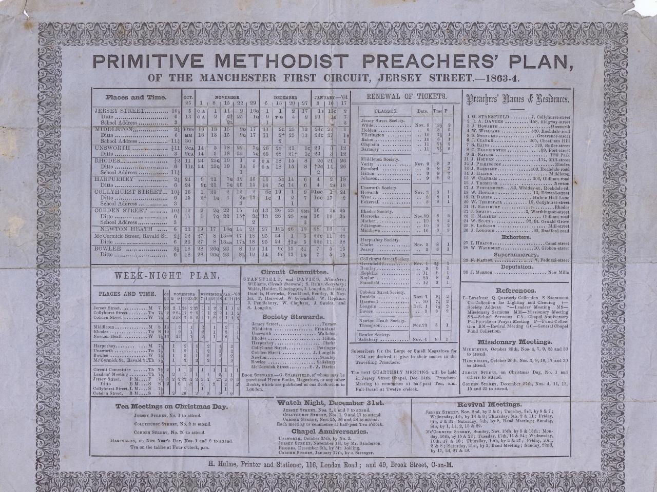 Manchester First Circuit 1863 Q4 | Circuits beginning with M | My ...