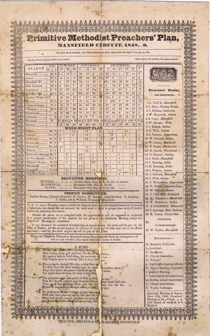 Mansfield Circuit 1848 Q4 | Circuits beginning with M | My Primitive ...