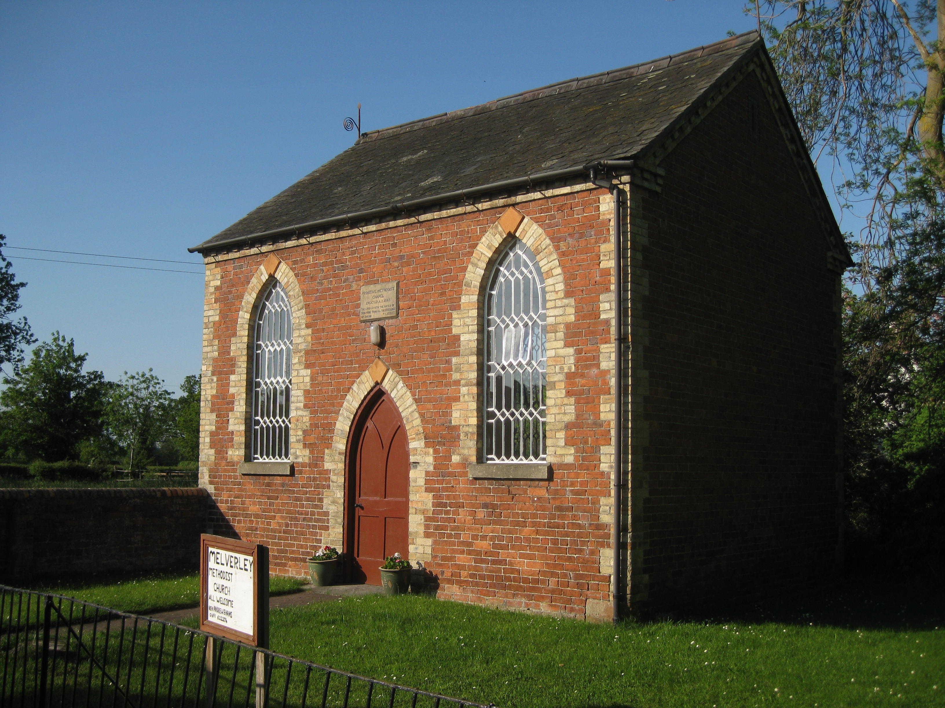 Melverley Primitive Methodist Chapel Shropshire | L - M | My Primitive ...