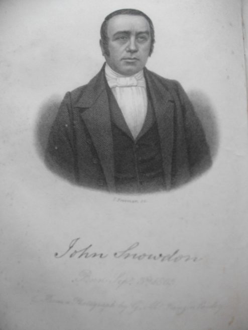 Snowdon, John (1805-1872) | Surnames beginning with S | My Primitive ...