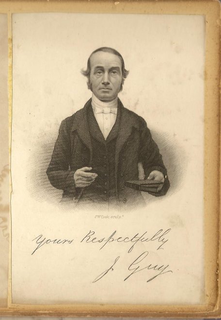 Guy, John (1811-1887) | Surnames beginning with G | My Primitive Methodists