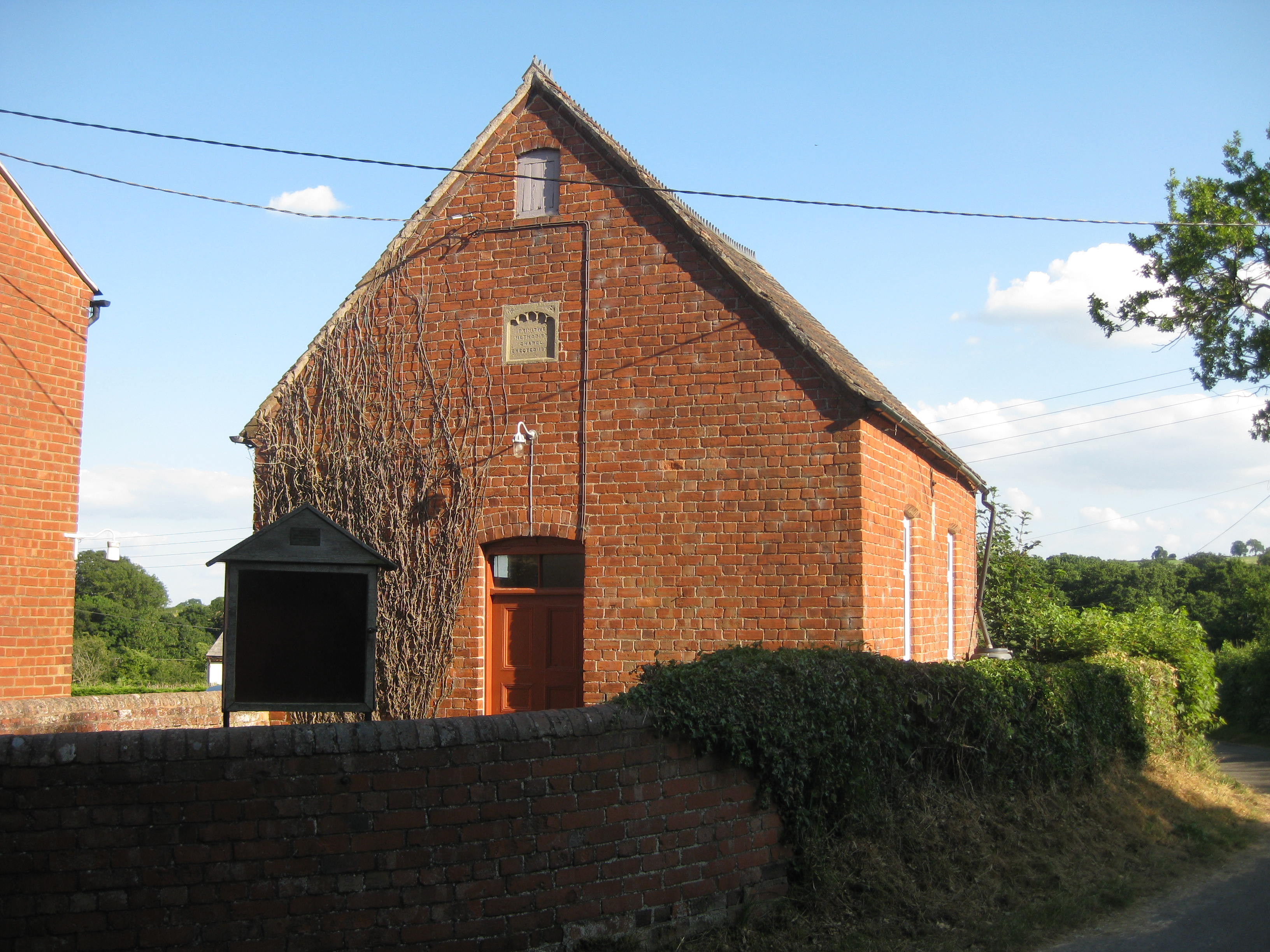 Vron Gate Primitive Methodist Chapel Shropshire | U - Z | My Primitive ...