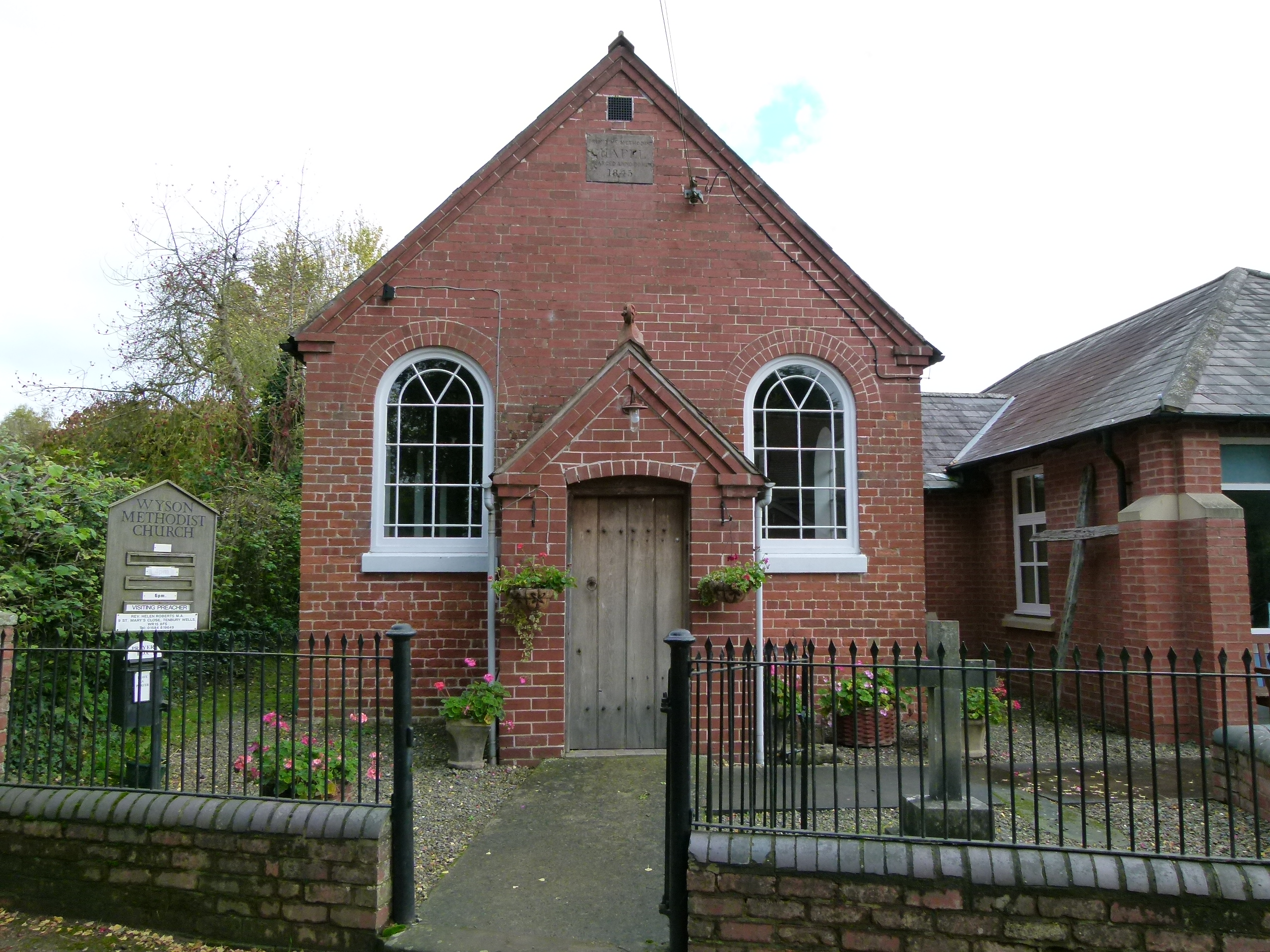 Wyson Primitive Methodist Chapel | S - Z | My Primitive Methodists